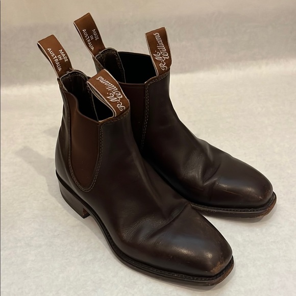 R.M. Williams | Shoes | Rm Williams Womens Brown Leather Square Toe ...